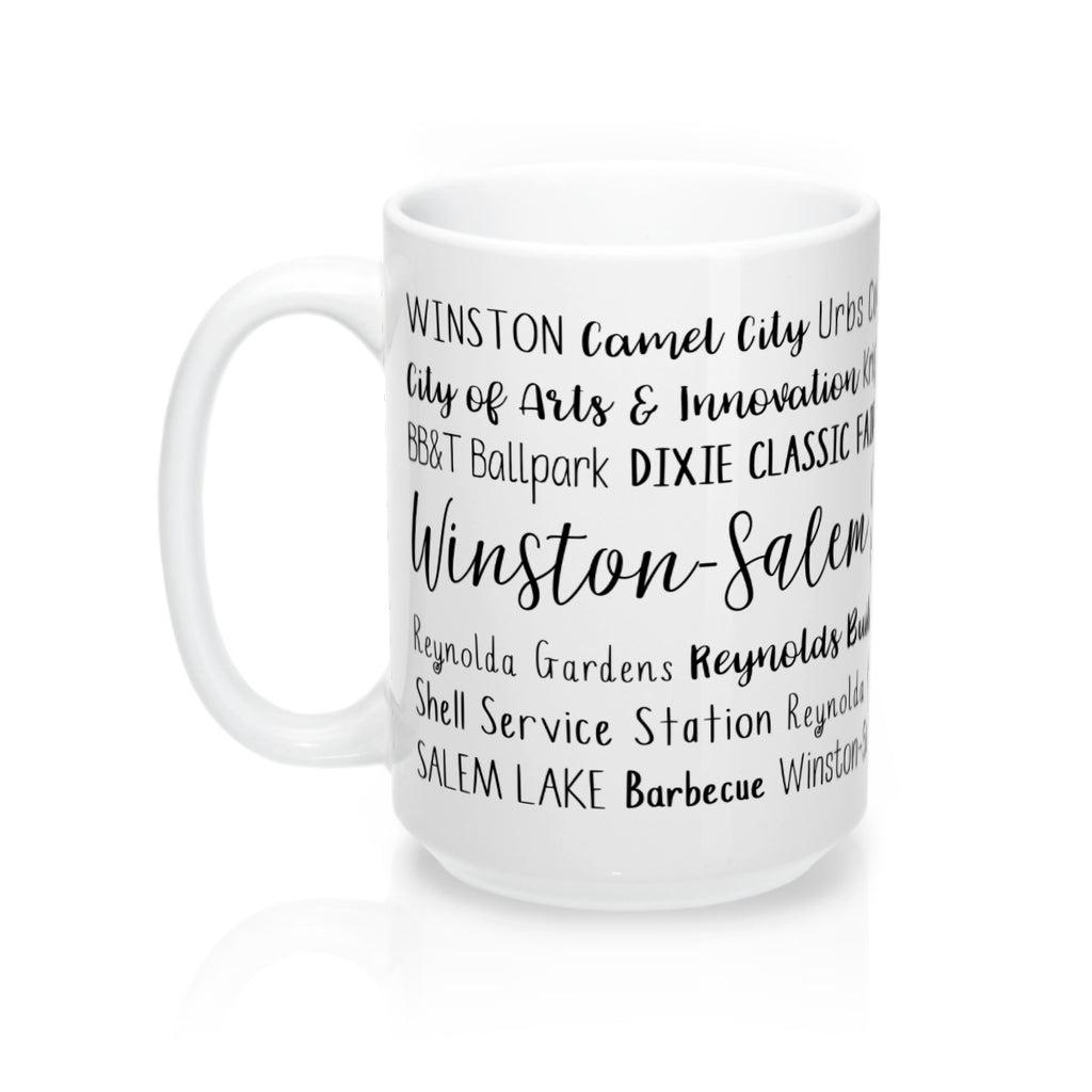 Winston-Salem, NC Mug – My Mugs & Kisses