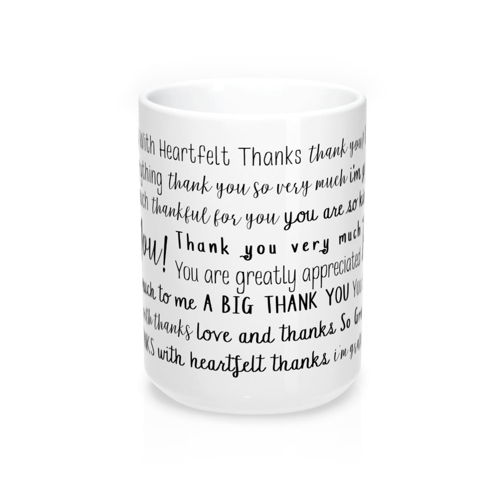 Thank You Mug – My Mugs & Kisses