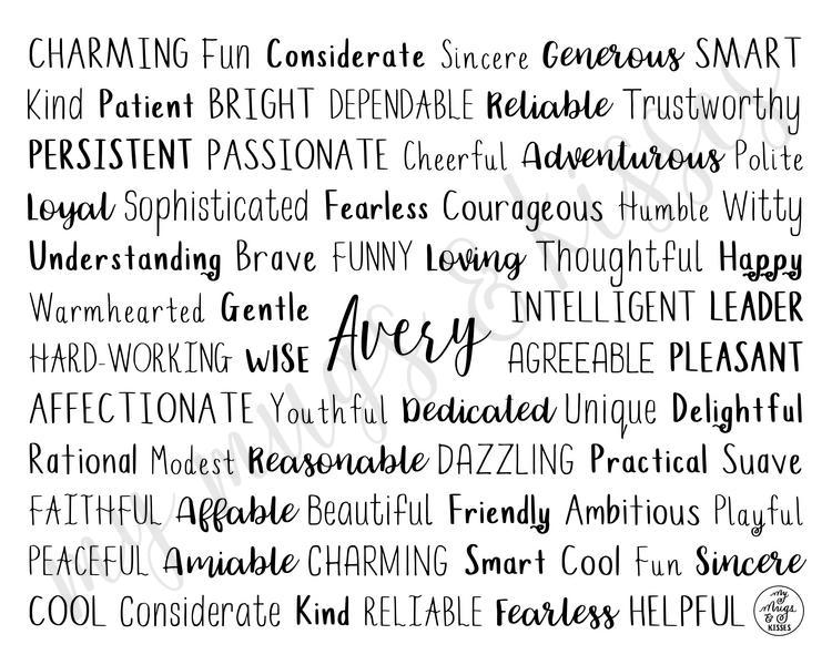 Avery Digital Download – My Mugs & Kisses
