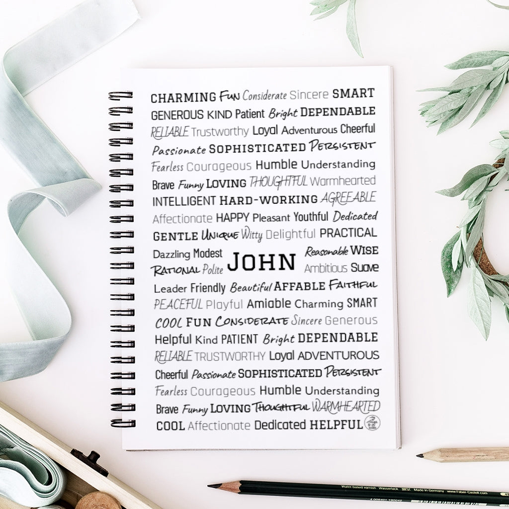 John Spiral Notebook – My Mugs & Kisses